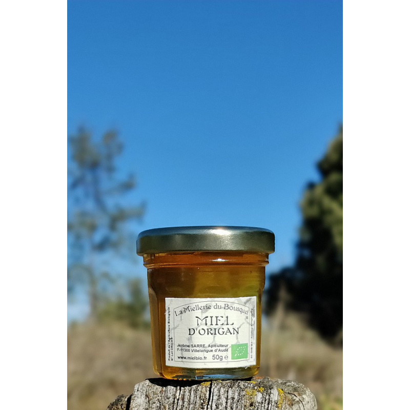 Miel d'Origan Bio français Aude 2023 pot 500g